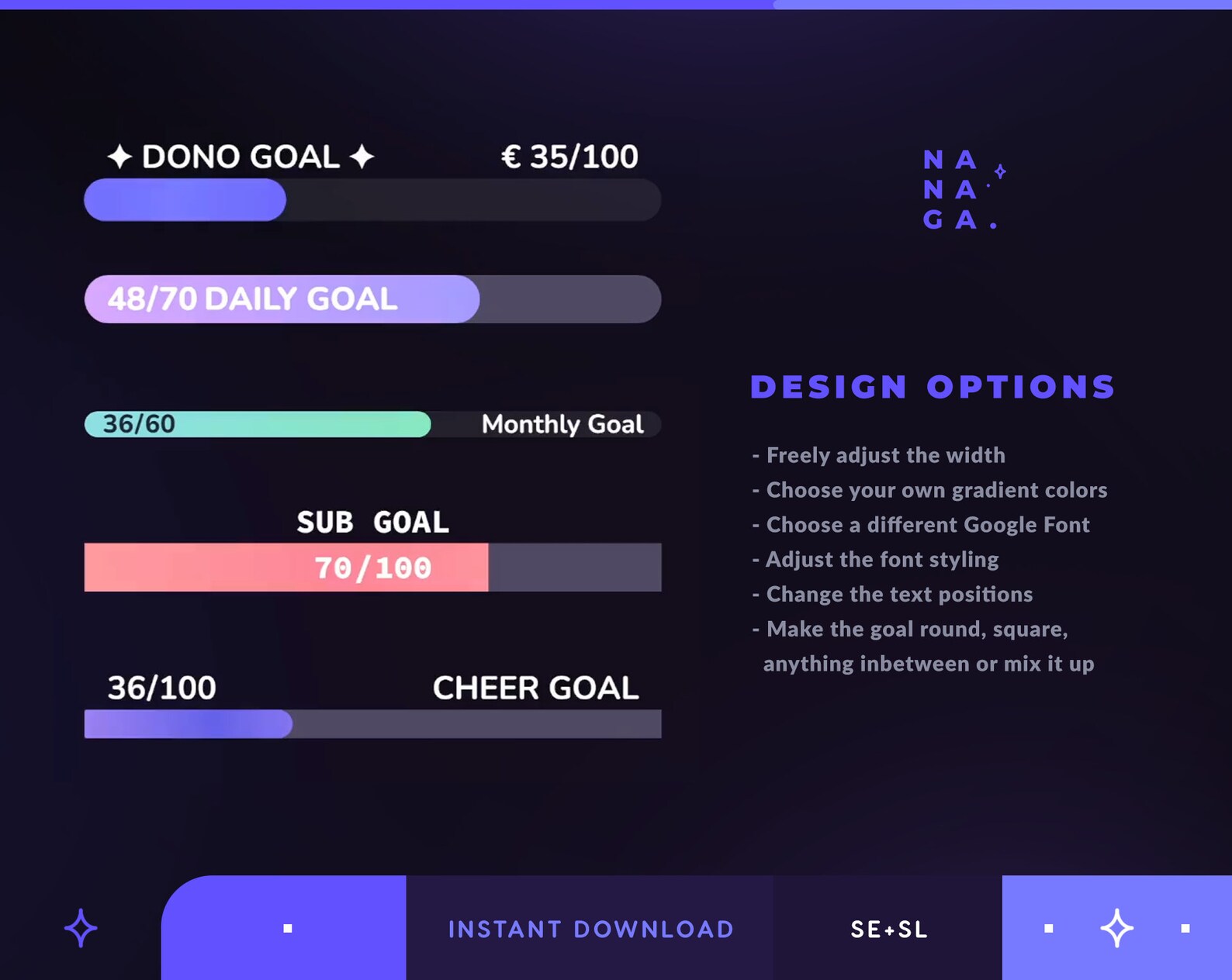 Most Customizable Chat Stream Widget: Animated Gradient Overlay ...