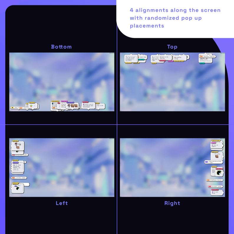 Customizable Bubble Chat Widget: Stream Overlay (streamelements ...