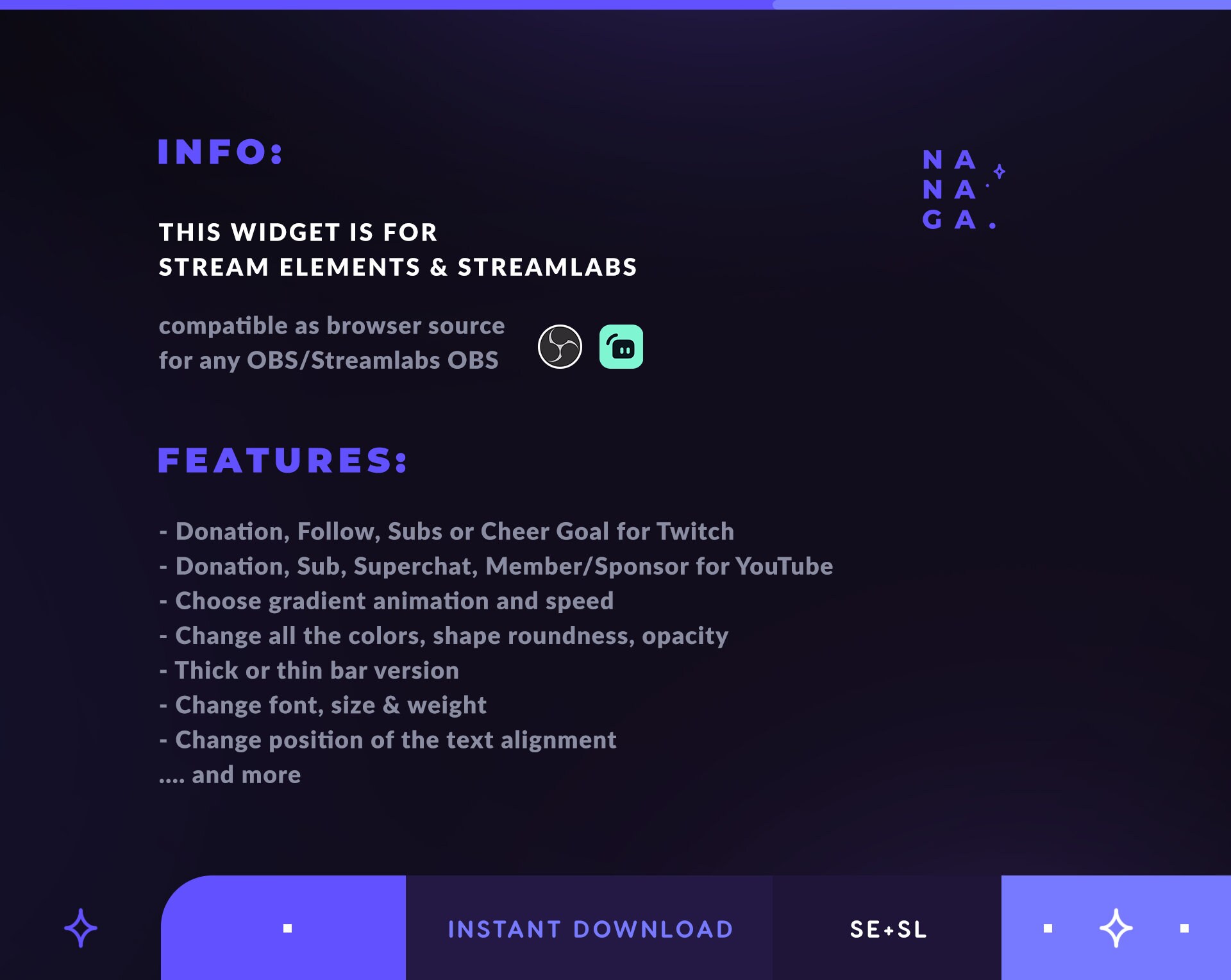 Most Customizable Chat Stream Widget: Animated Gradient Overlay ...