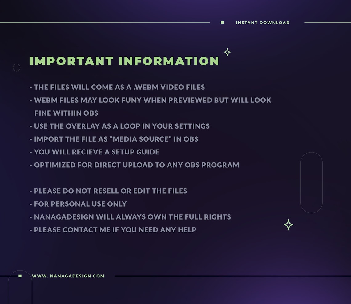 Animated Green Gradient Webcam Border Pack: Cosmic Plants Overlay - Etsy