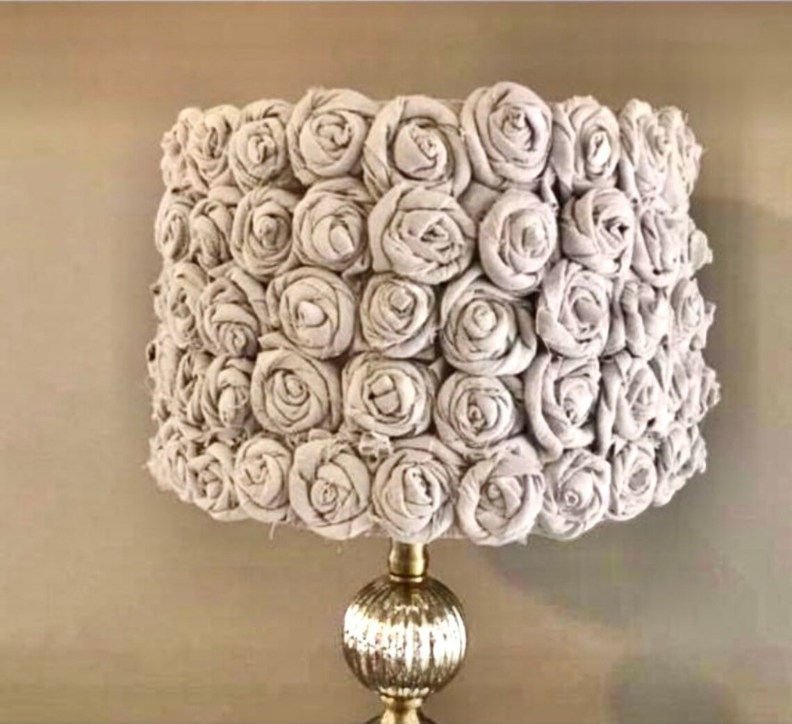 Large Rosette Lamp Shade - Etsy