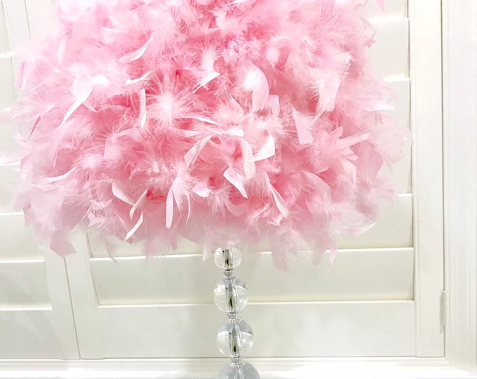 Large Feather Lamp Shade - Etsy