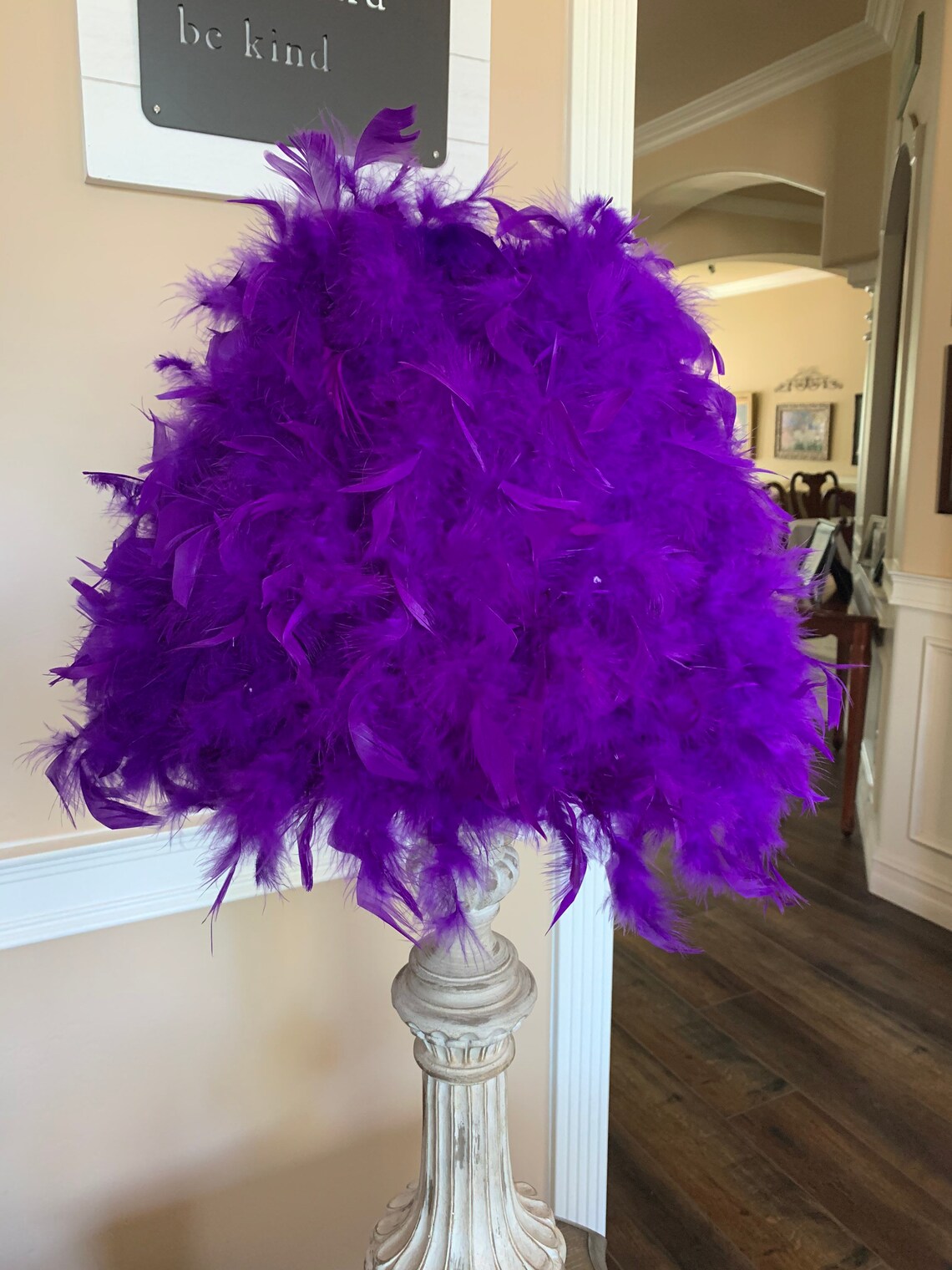 Large Feather Lamp Shade - Etsy