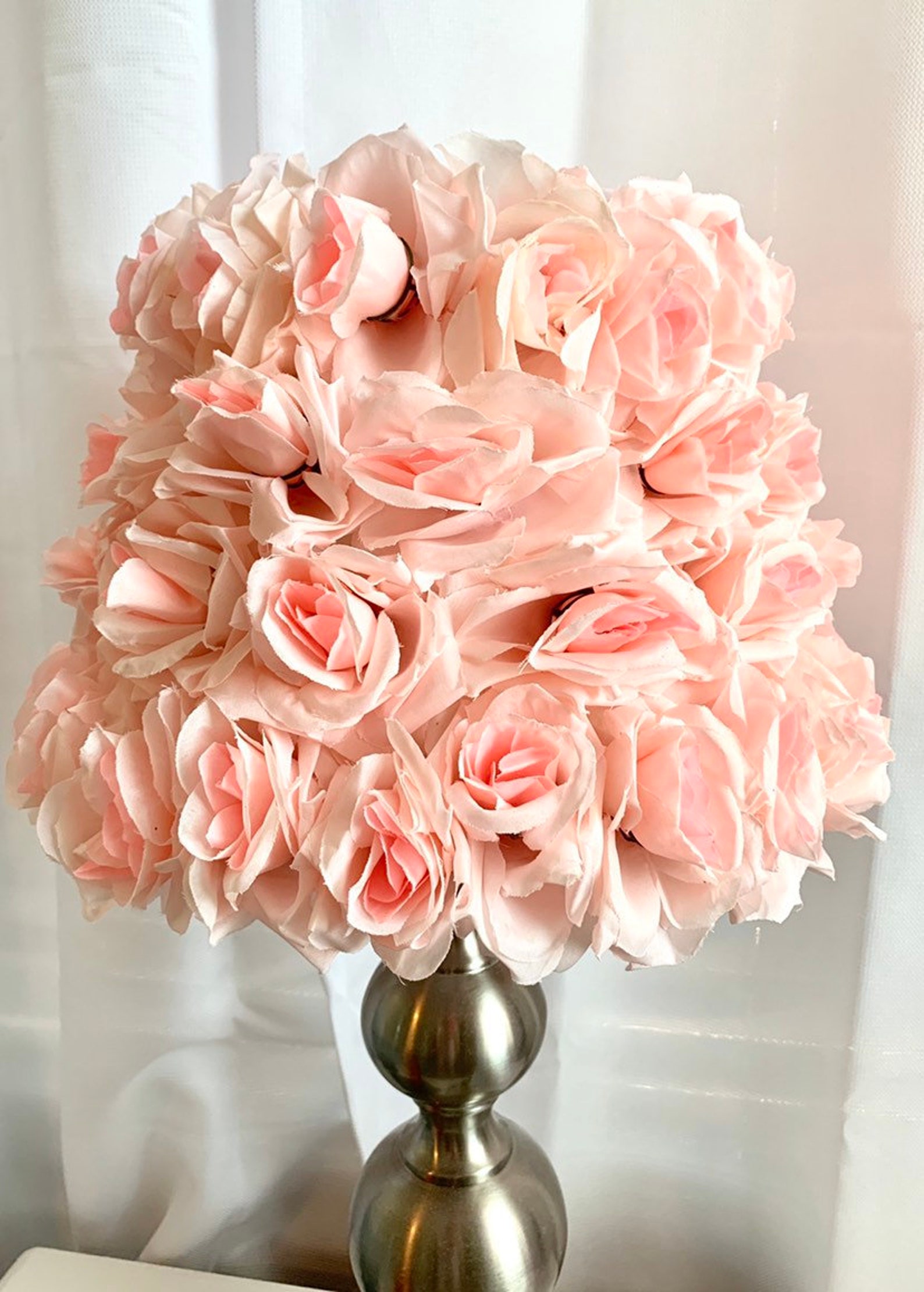 Large Rose Lamp Shade - Etsy