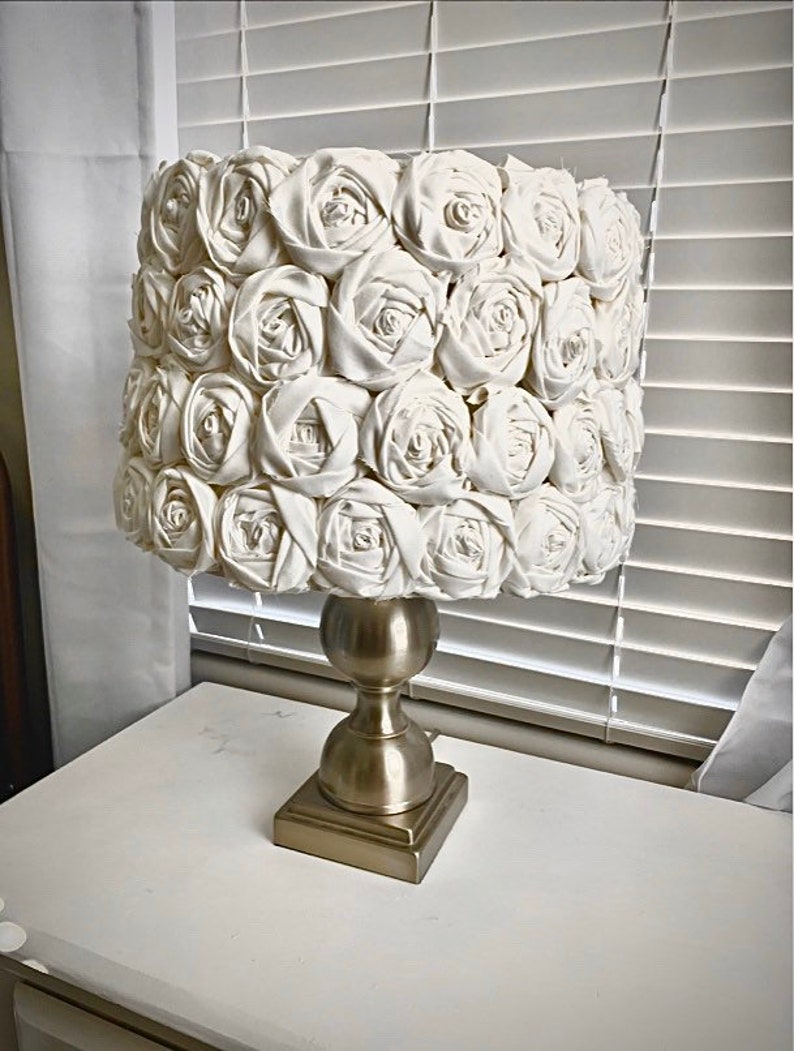 Large Rosette Lamp Shade | Etsy