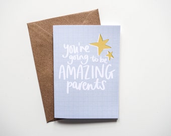 Parents to Be Card | Etsy