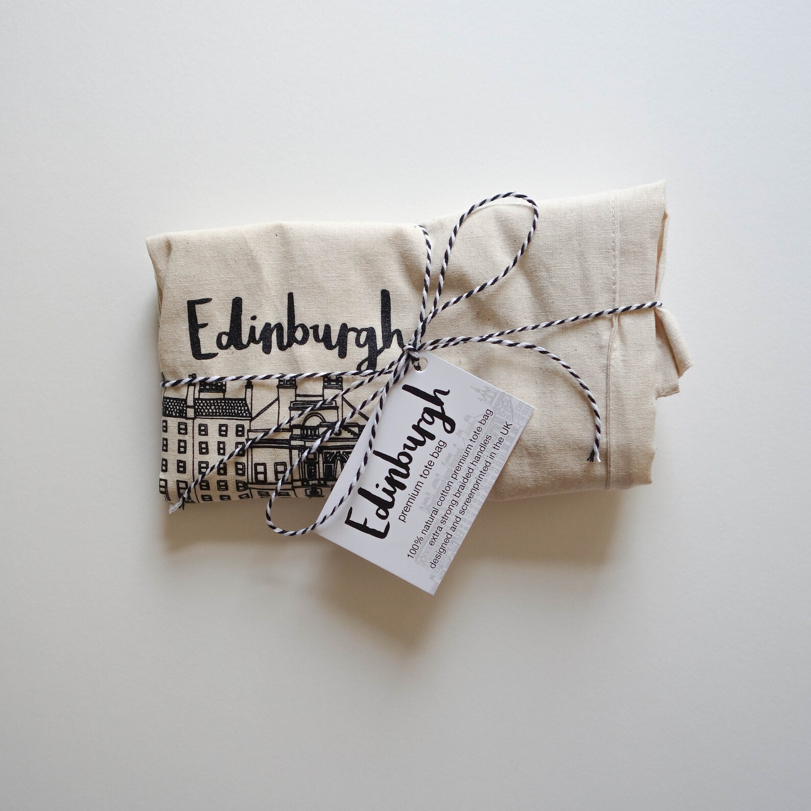 Edinburgh Skyline Tote Bag | Etsy