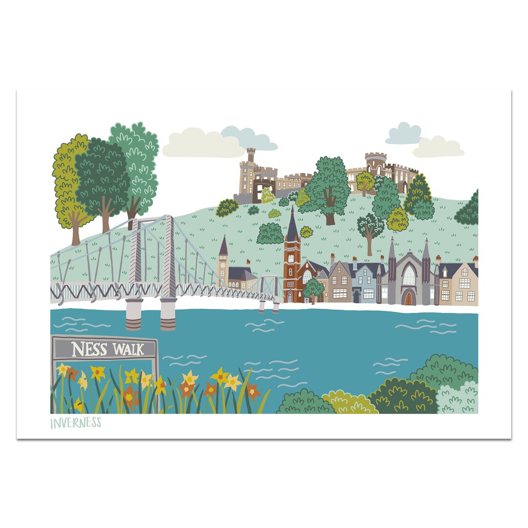 Inverness Scotland Print - Etsy