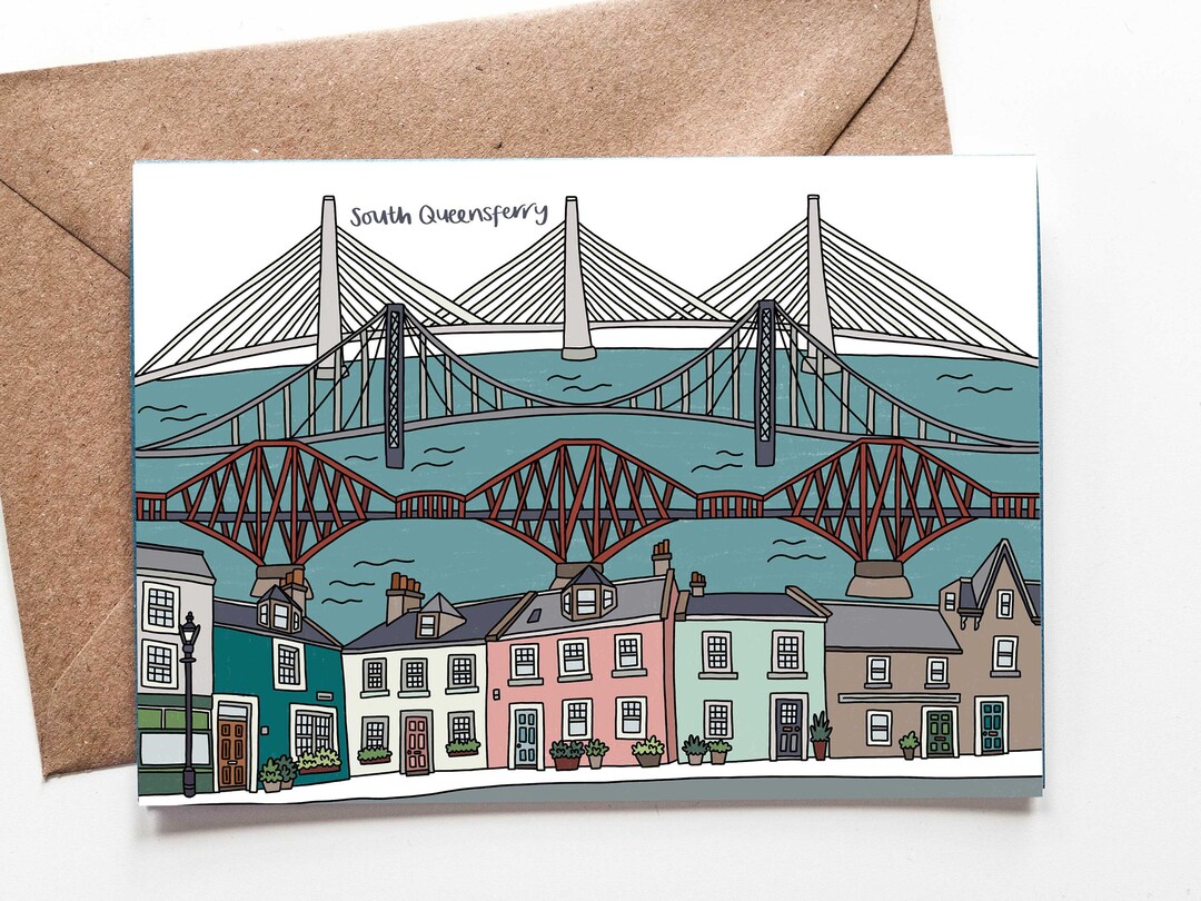 Three Bridges, Queensferry Card - Etsy
