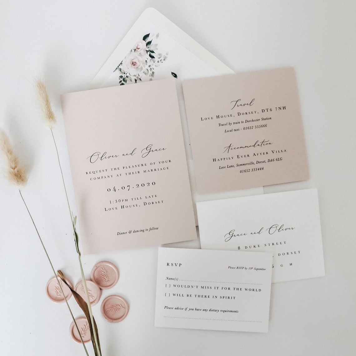 Sweetheart Invitation NON-PERSONALISED SAMPLE - Etsy