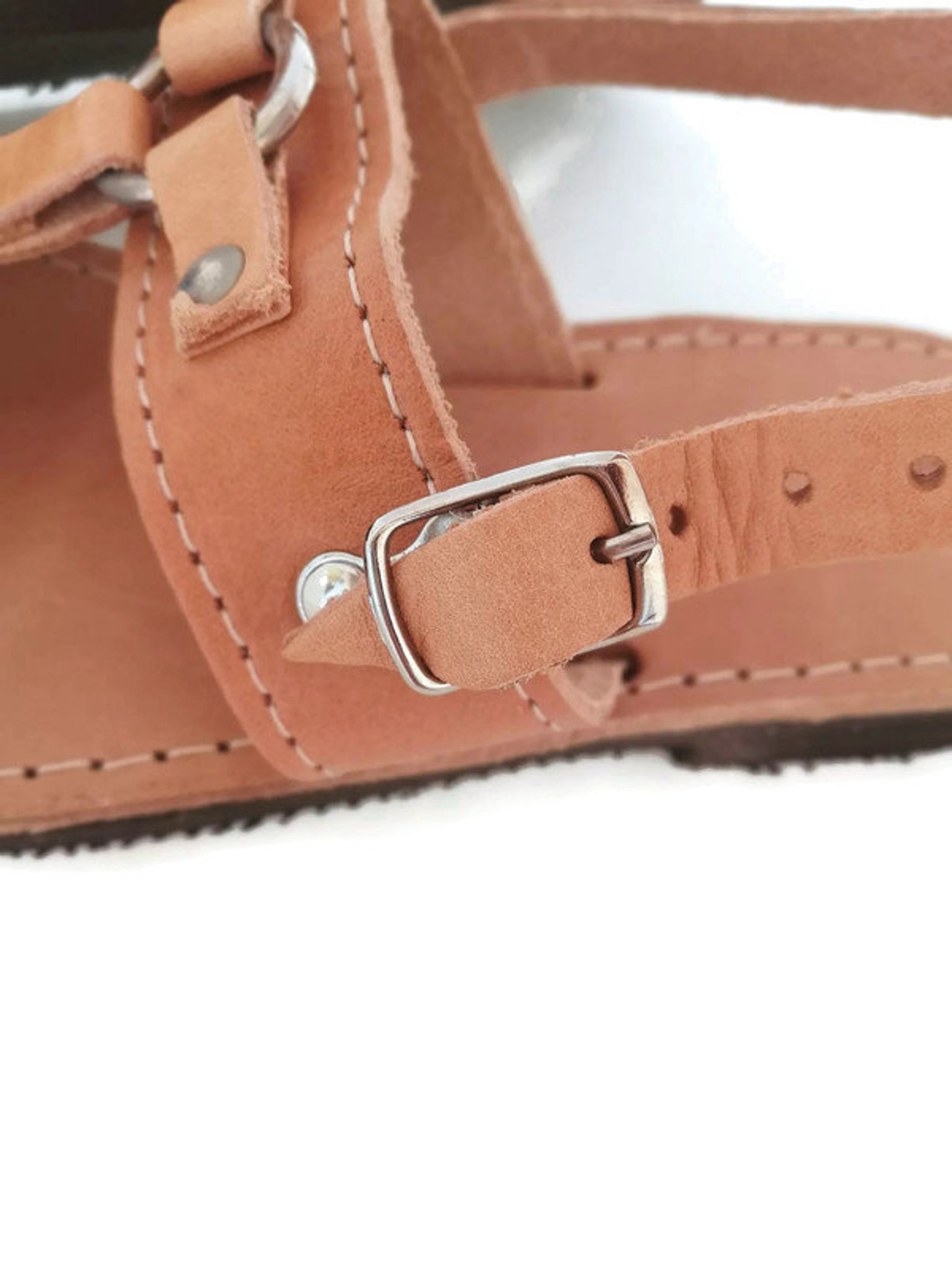 Leather Handmade Greek Sandals - Etsy