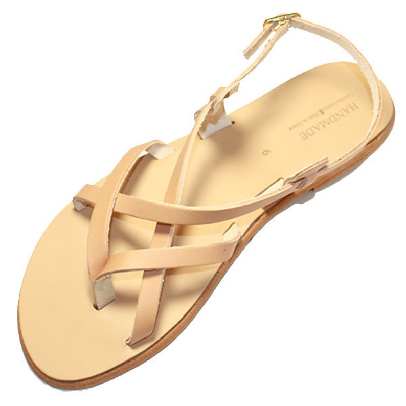 Leather Handmade Greek Sandals - Etsy