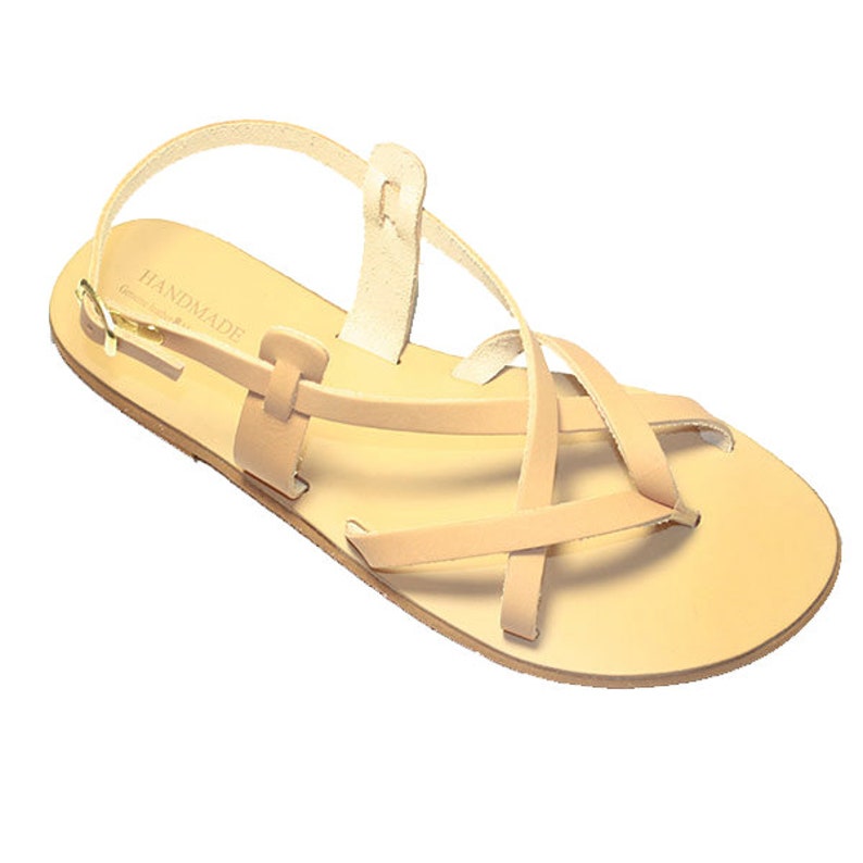 Leather Handmade Greek Sandals - Etsy