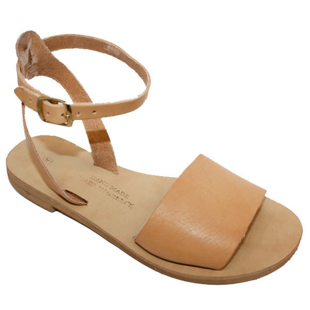 Greek Leather Sandals, Ankle Cuff Sandals, Ancient Grecian Sandals ...