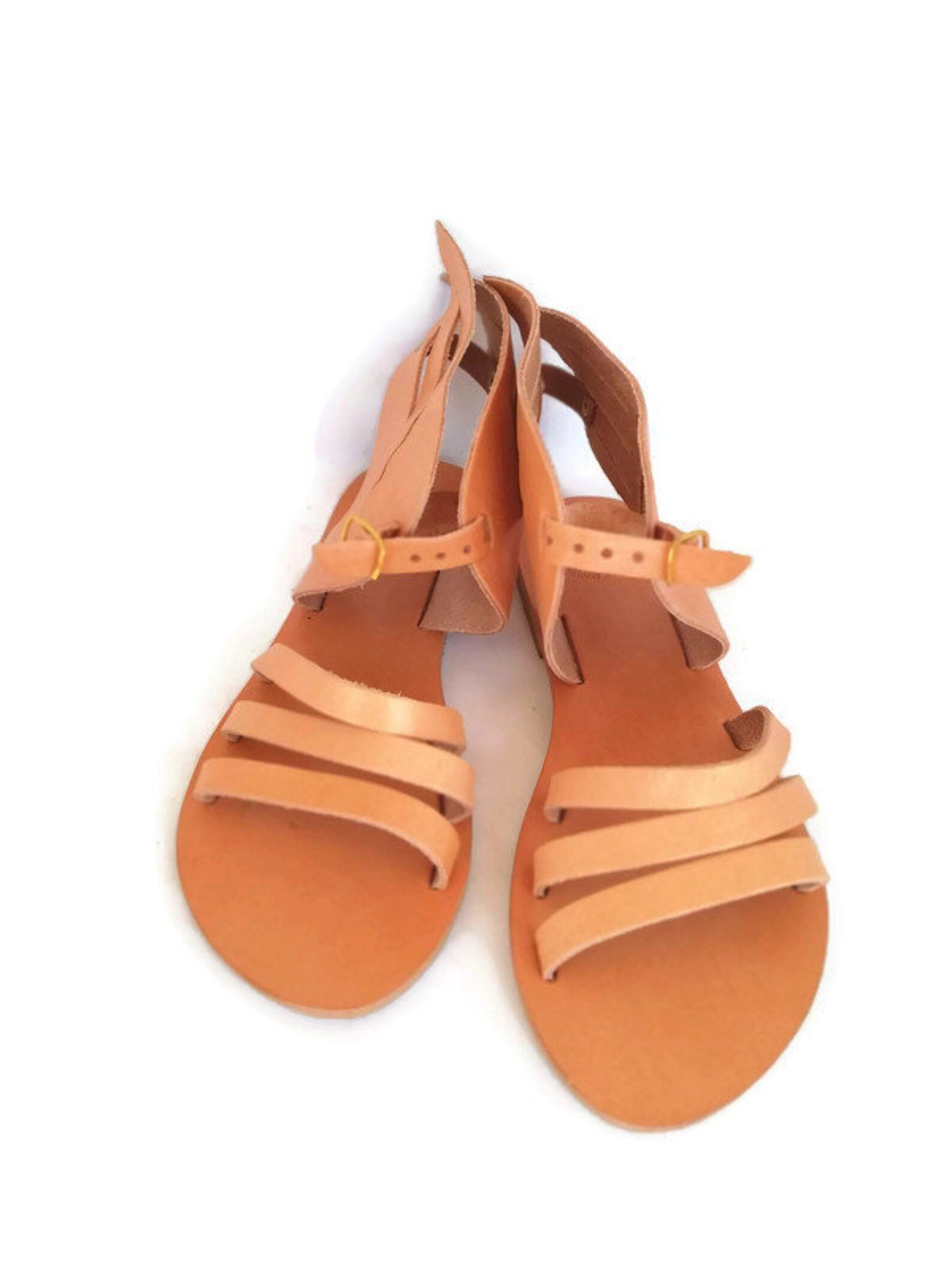 Leather Handmade Wings Sandals | Etsy