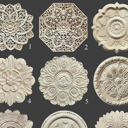 4cm to 30cm Round Applique Onlay 1pc Custom on Request - Etsy