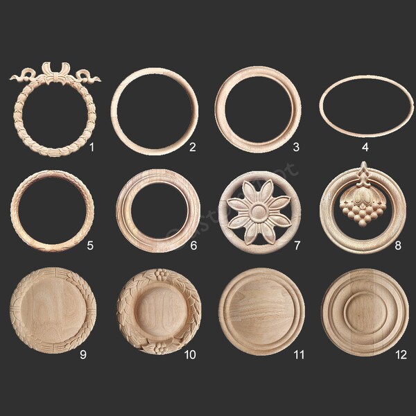Wood Round Decal - Etsy