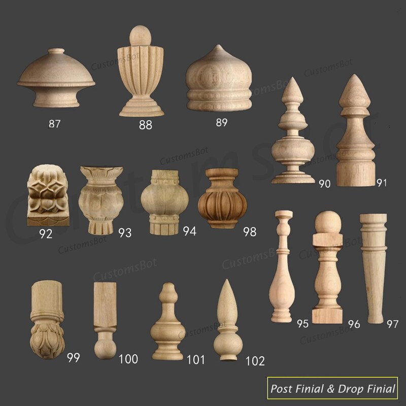 Bed Post Finials - Etsy