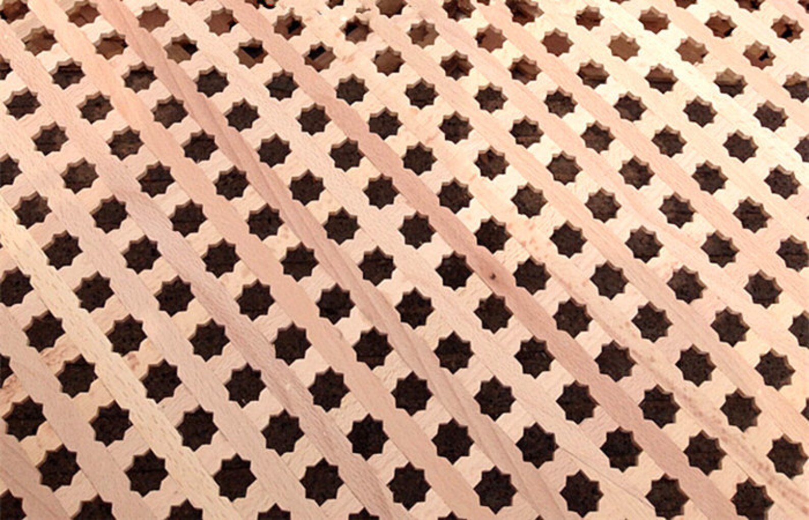 Unpainted Cabinet Wood Lattice Grid Screen Thickness - Etsy Canada