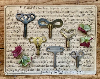 Vintage Clock Key - Etsy