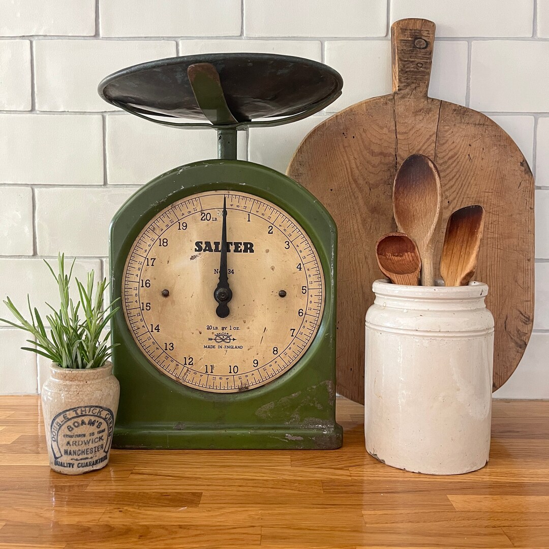 Vintage Kitchen Scales, Vintage Salter Kitchen Scales, Vintage Metal ...
