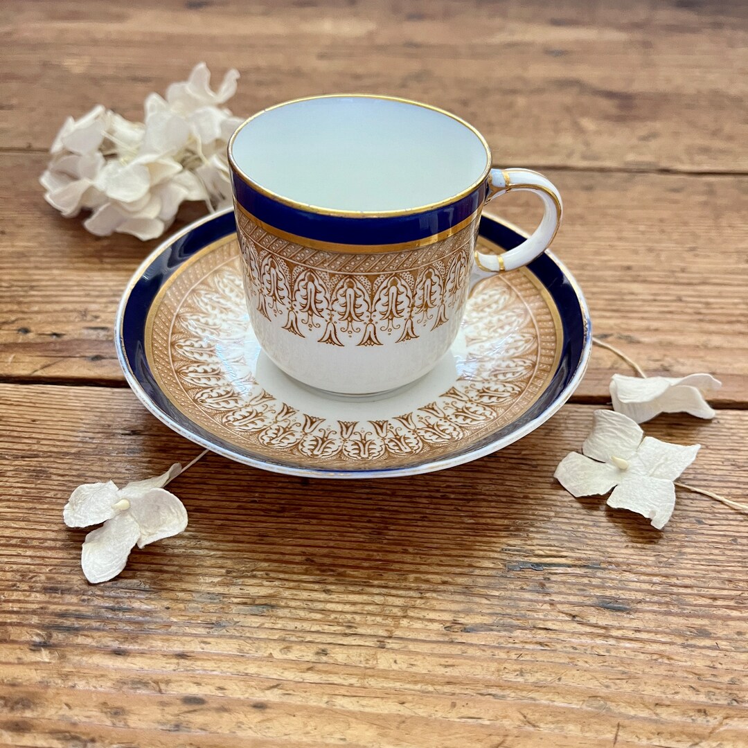 Small Antique Cup & Saucer, George Grainger and Co, Royal China Works ...