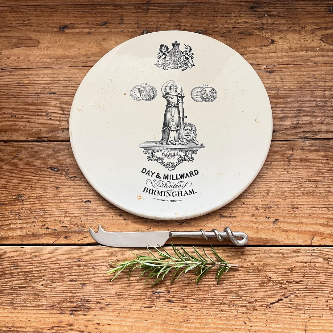 Antique White Ironstone Scale Plate, Victorian Scale Plate, Day and ...