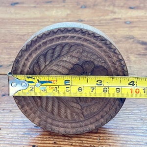 Large Antique Butter Stamp, Victorian Butter Stamp, Rare, Collectible ...