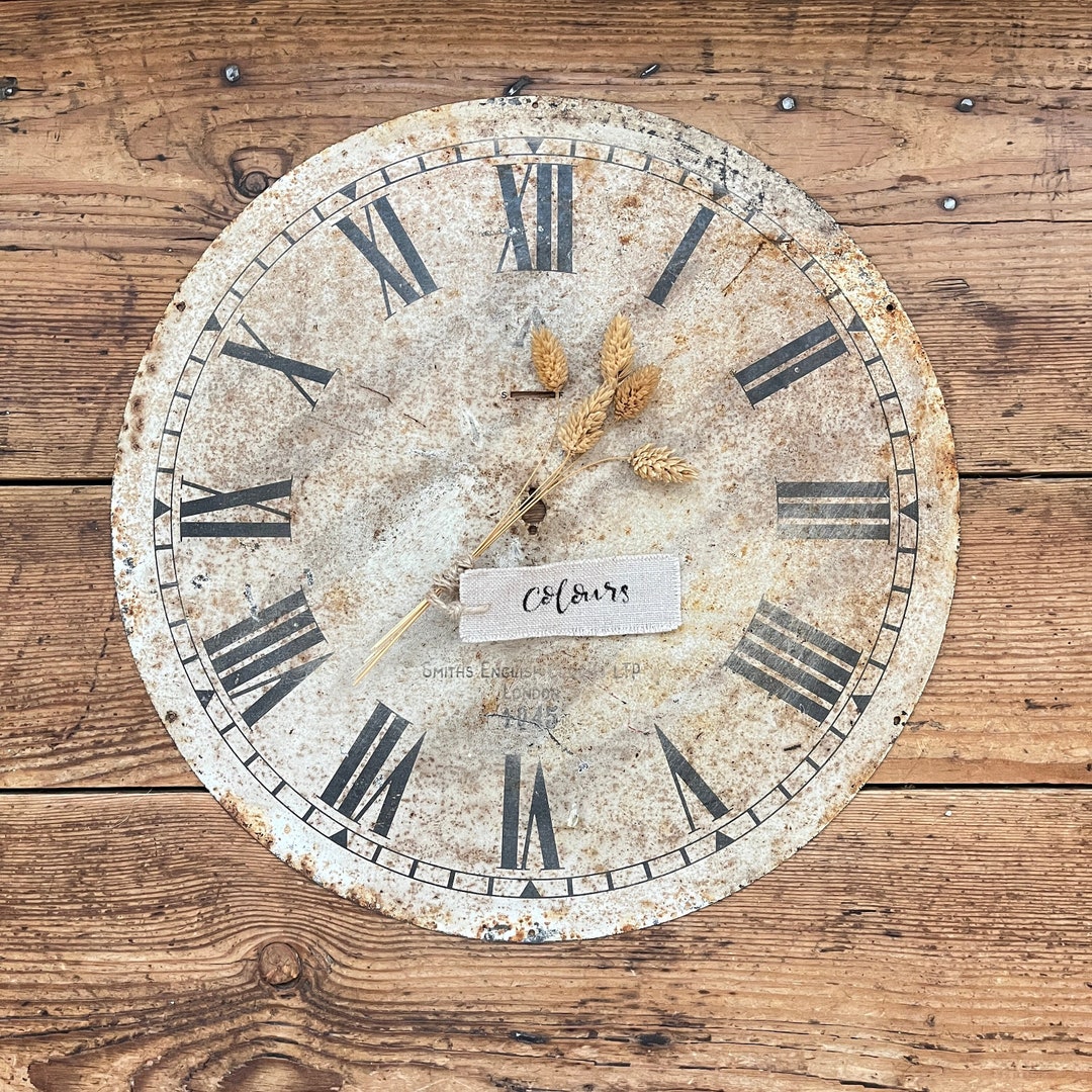 Vintage Clock Face, Vintage Wall Clock Face, Decorative Clock Face ...