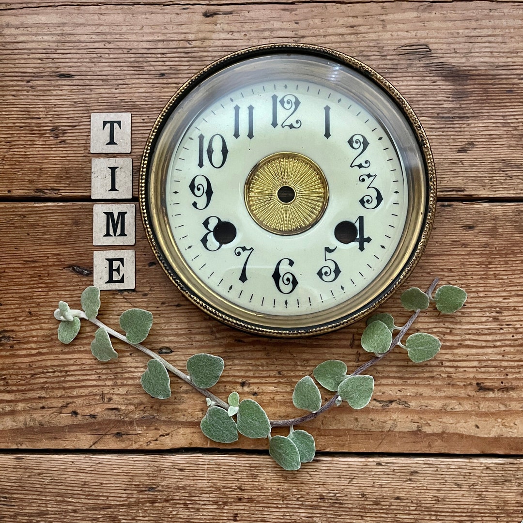 Antique French Clock Face, Vintage Clock Face, Decorative Clock Face ...