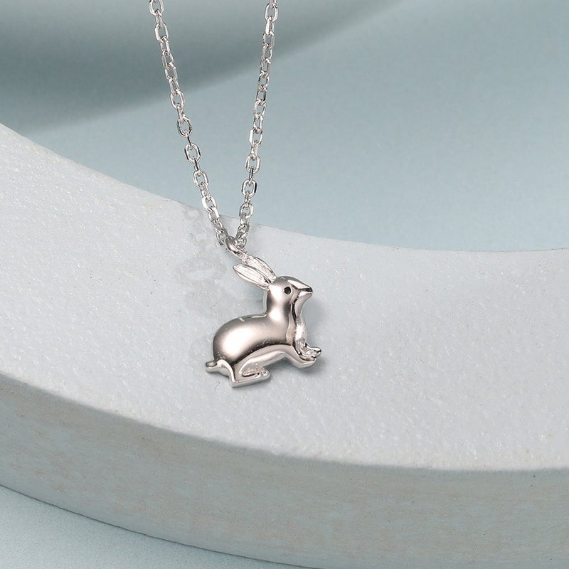 Rabbit Necklace - Etsy