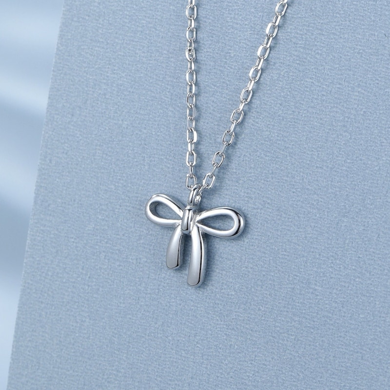 Bow Necklace - Etsy UK