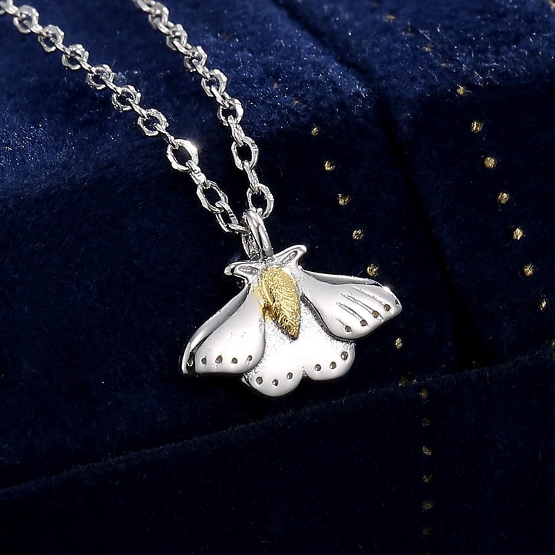 Moth Necklace - Etsy