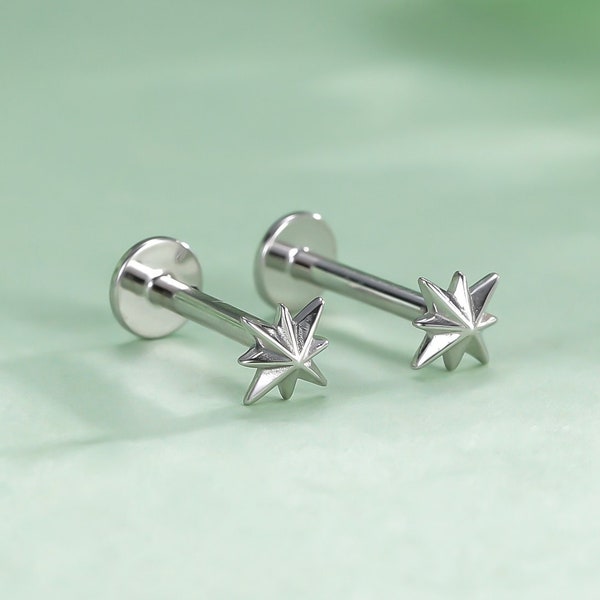 Flat Back Earring - Etsy