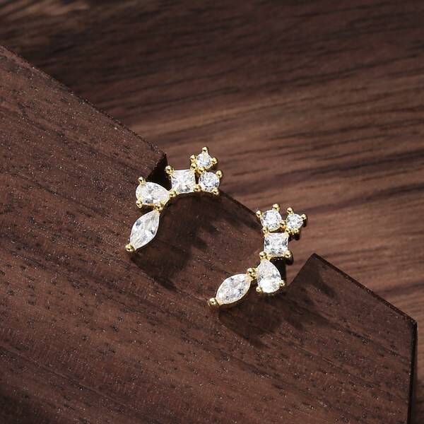 Cluster Earrings - Etsy