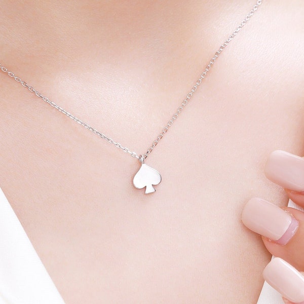 Spade Necklace - Etsy