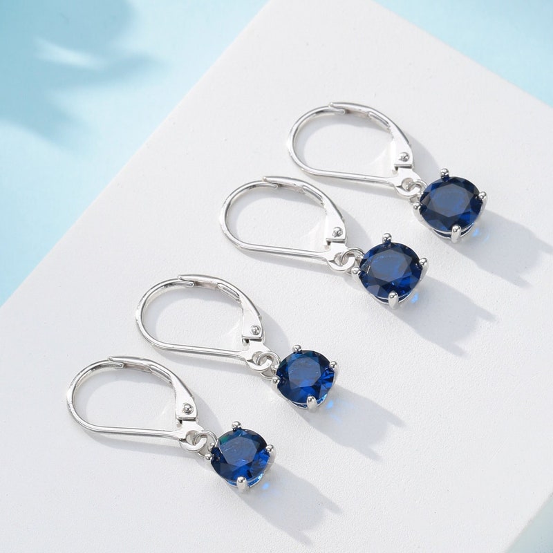 Blue Sapphire Cz - Etsy