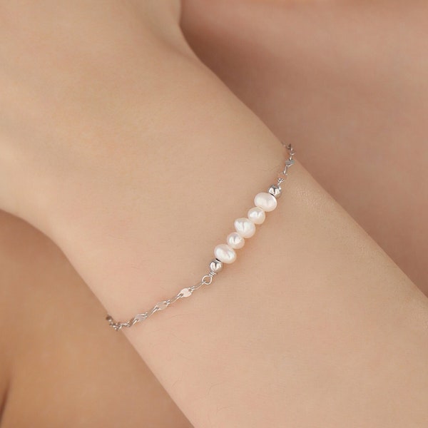 Pearl Bead Bracelet - Etsy