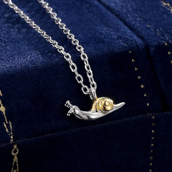 Snail Necklace - Etsy