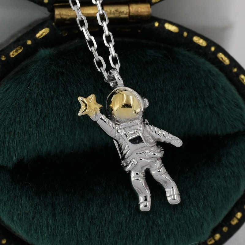 Astronaut Pendant - Etsy