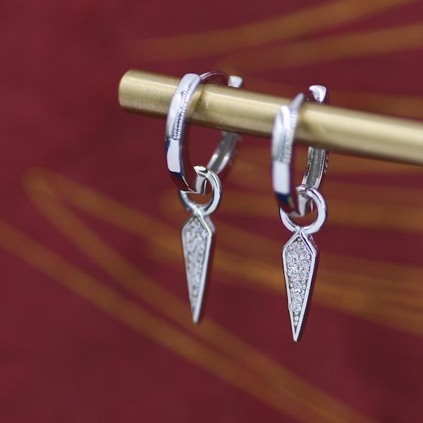 Sterling Silver Charms for Earrings - Etsy