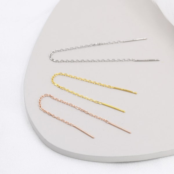 Threader Earrings - Etsy