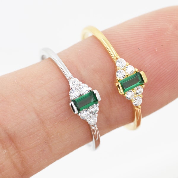 Emerald Ring - Etsy UK