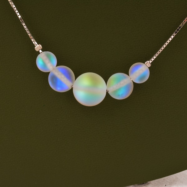 Northern Lights Crystal Necklace - Etsy