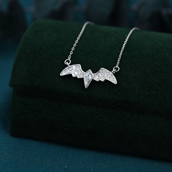 Bat Necklace - Etsy