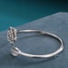 Rose Wrap Ring in Sterling Silver, Flower Ring, Silver Rose Ring ...