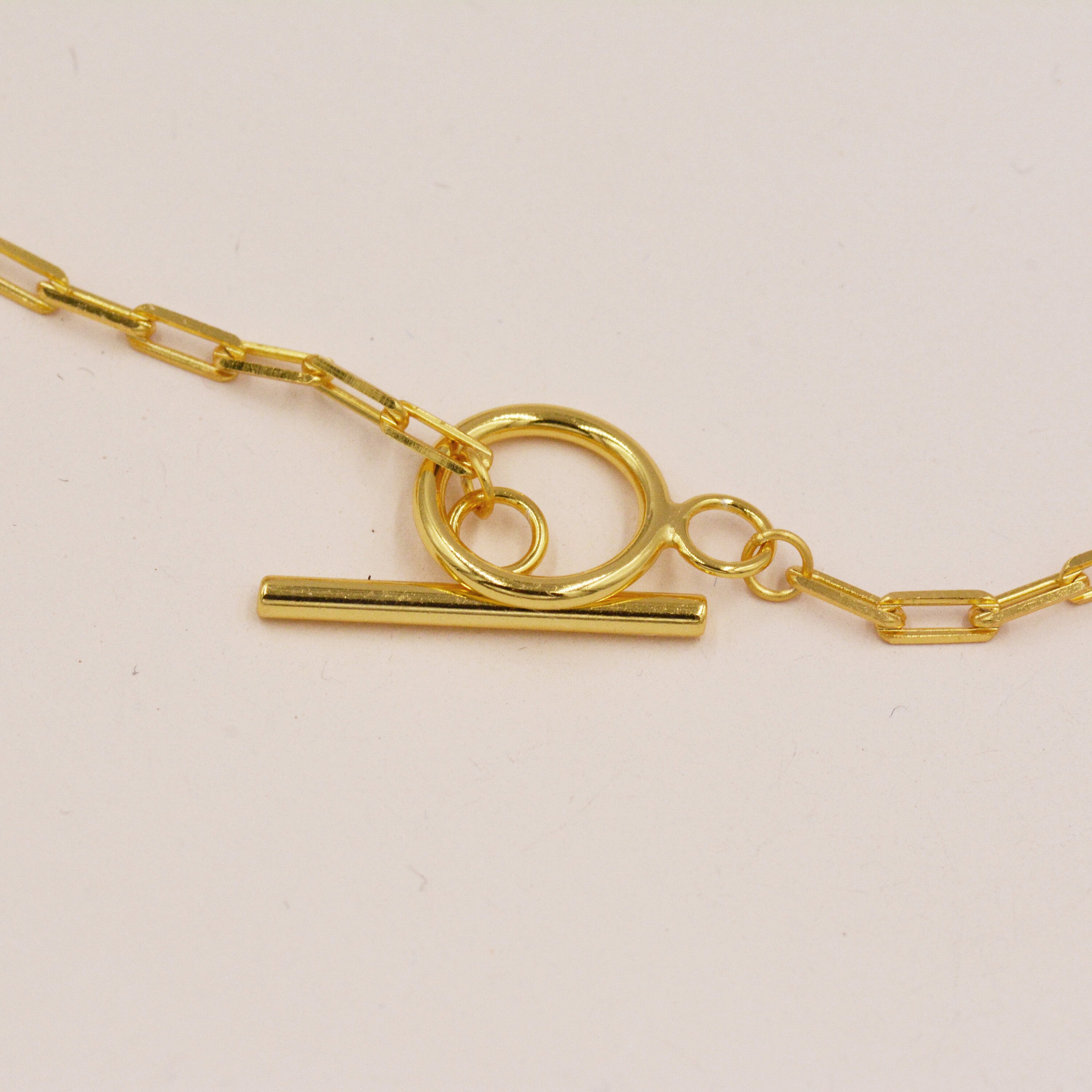 T Bar Chunky Choker Necklace In Sterling Silver Paperclip Etsy Uk
