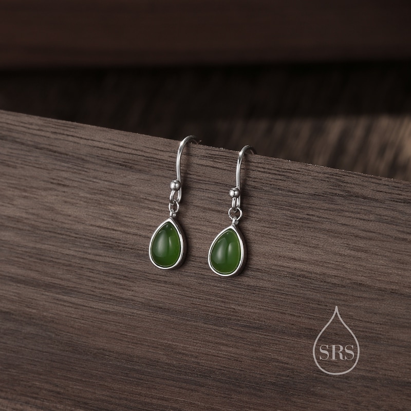Vintage Jade Teardrop - Etsy UK