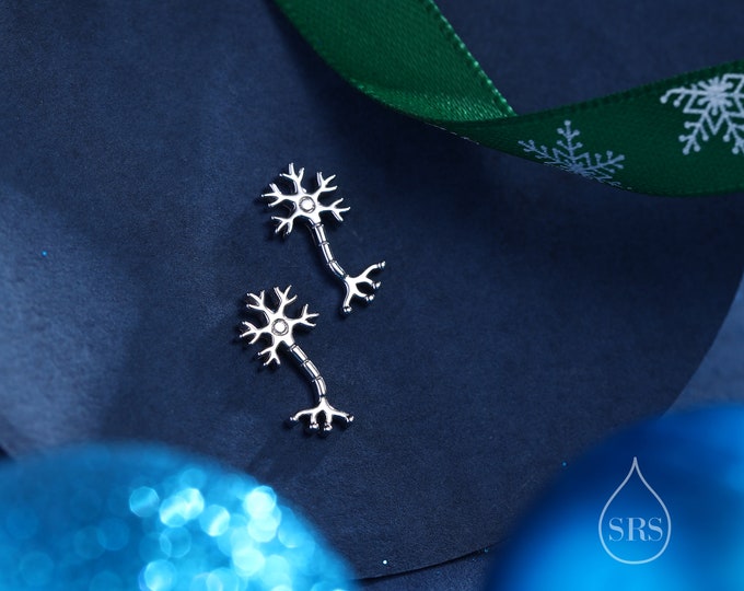 Neuron Necklace Biology Pendant Silver Science Necklace - Etsy