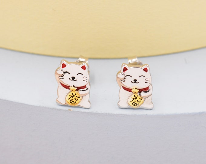 Robin Stud Earrings in Sterling Silver Silver Bird Earrings - Etsy